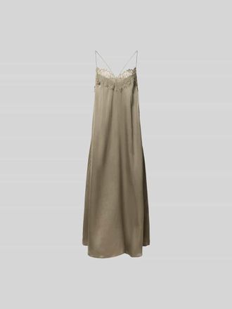 Iro Relaxed Fit Midikleid mit Spitzenbesatz