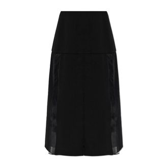 Jil Sander Slit Skirt - - Skirts - Damen - Schwarzk - L