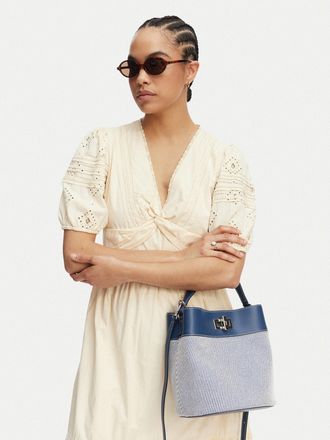 Furla Handtasche Furla Amelia M Bucket WB01953 BX4421 CN 4296S Dunkelblau