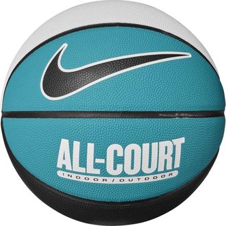 Nike Nike Unisex - Erwachsene Everyday All Court 8P Deflated Basketball, White/Teal Nebula/Black/Black, 7