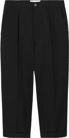 Ami Homme, Pantalons, Noir, Taille: S Carrot Oversized Pantalons