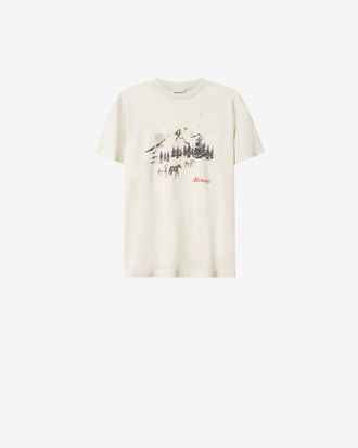 Isabel Marant T-shirt Zewel - Femme - &Eacute;cru - Taillexs - Marant &Eacute;toile