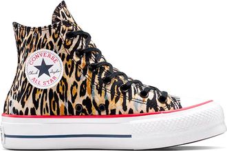 Converse DAME CONVERSE CHUCK TAYLOR ALL STAR LIFT PLATTFORM LEOPARD