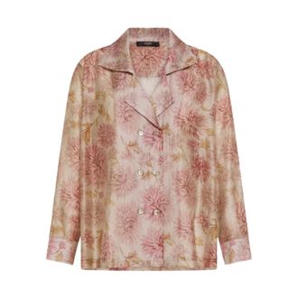 Seventy Femme, Blouses et Chemises, Rose, Taille: 40 FR Chemise &agrave; imprim&eacute; floral