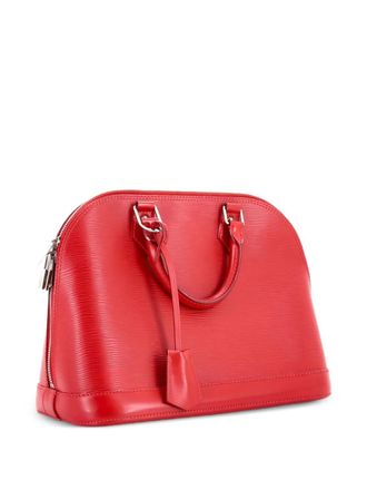 Louis Vuitton Alma Handbag Epi Leather PM satchel - Rouge
