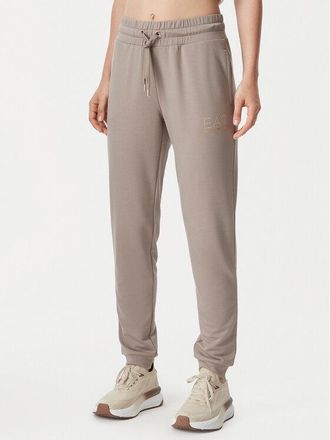 Emporio Armani Jogginghose 8NTP66 TJ9RZ U6100 Dunkelbeige Regular Fit