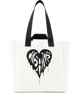AllSaints sac à main Izzy à design de coeur - Blanc