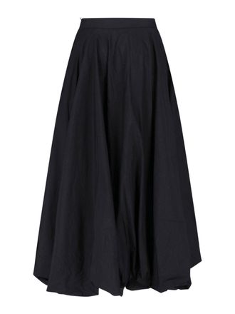 Yohji Yamamoto Womens Skirts Black Polyamide