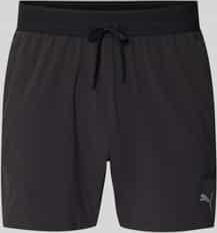 Puma Regular Fit Shorts mit Logo-Print