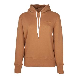 Autry Femme, Sweatshirts et sweats à capuche, Brun, Taille: 36 FR Sweat à Capuche en Coton avec Patch Logo