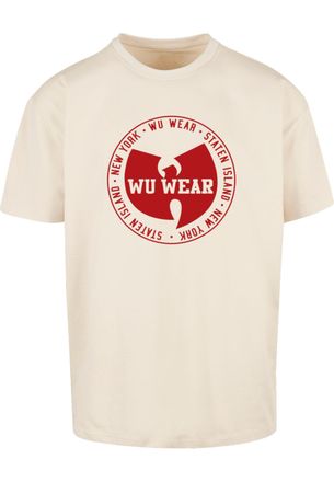 Wu-Wear Herren Circle Logo Oversize Tee Sand, S