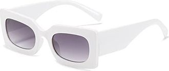 Generic Lunettes de soleil tendance à monture carrée pour hommes et femmes en plein air soleil ombrage vacances fête (couleur : H, taille : moyen) 2026