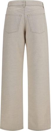 Fendi Womens Beige Cotton Jeans Denim Clothing