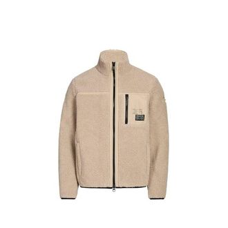 La Martina Blouson effet teddy &agrave; col montant