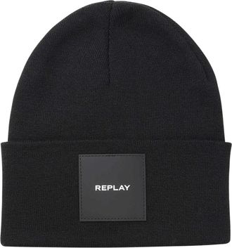 Replay Bonnet Urban Logo - Homme - Accessoires - Bleu - Taille: ONE Size