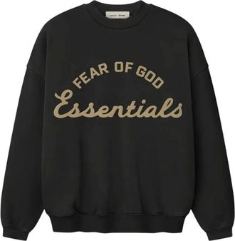 Fear of God Homme, Sweatshirts et sweats &agrave; capuche, Noir, Taille: XS Training 90s Crewneck SW