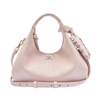 Ganni Femme, Sacs, Rose, Taille: ONE Size Hobo Mini Grained