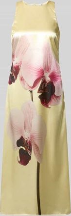 Vero Moda A-Linien Cocktailkleid aus Satin mit Motiv-Print Modell ORCHIDA
