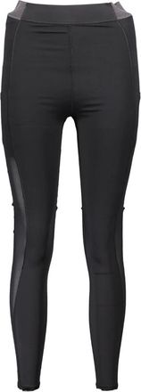 Calvin Klein Femme, Pantalons, Noir, Taille: 38 FR Leggings noirs avec bande de taille contrast&eacute;e et logo