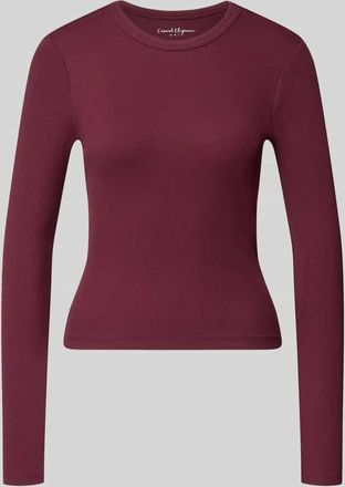 Only Slim Fit Langarmshirt aus Baumwoll-Mix Modell VAL