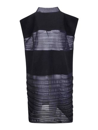 Issey Miyake Robe Au Genou - Noir