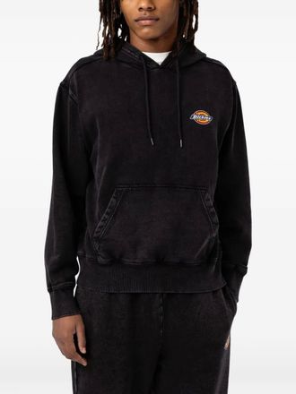 Dickies Hoodie mit Logo-Patch - Schwarz