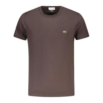 Lacoste Homme, Tops, Brun, Taille: S T-shirt &agrave; manches courtes