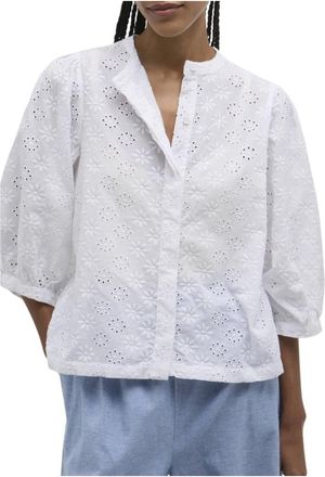 Barbour Femme, Blouses et Chemises, Blanc, Taille: 38 FR Layla Top