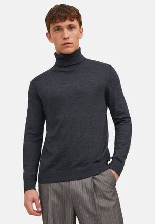 Jack & Jones Rollkragenpullover 2er Pack Emil Knit (Spar-Set, 2-tlg) Pullover - Baumwolle - Atmungsaktiv - Weicher Rollkragen Komfort