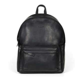 Howard London Homme, Sacs, Noir, Taille: ONE Size Sac &agrave; dos d&eacute;contract&eacute; en cuir noir
