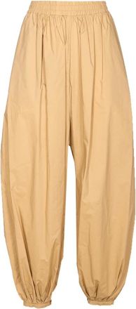 Alysi Femme, Pantalons, Beige, Taille: 38 FR Pantalone Popeline Baloon