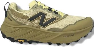 New Balance Low-Top Sneaker - Beige Mesh Sneakers With Olive Overlays - Gr. 11_5 - in Braun - f&uuml;r Damen
