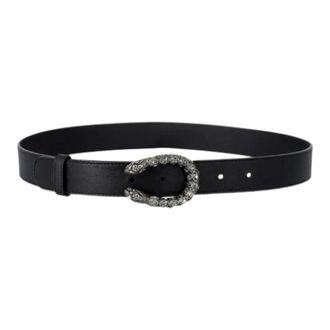 Gucci Ceinture Dionysus Pre-owned - Femme - Pre-owned - Noir - Taille: ONE Size