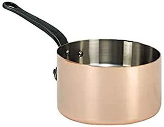 De Buyer 6460.01 -serie 5 cass. cuivre-inox 12/20 q.fonte, Noir/Blanc