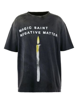 Saint Mxxxxxx t-shirt à imprimé graphique - Noir