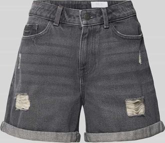 Noisy May Jeansshorts im Destroyed-Look Modell SMILEY