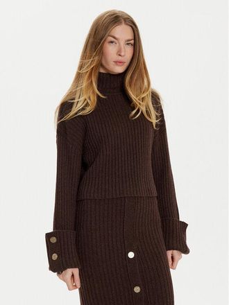 Vicolo Rollkragenpullover 55016S Braun Regular Fit