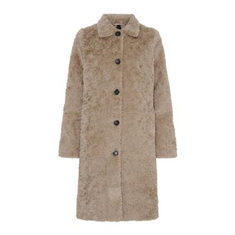 Notyz 40447 Fake Fur Jacket - - Coats - Damen - Grau - XS