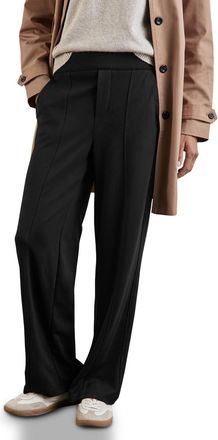 Street One Damen A378076 Hose Casual Fit, Black, 34W x 30L