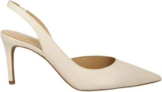 Michael Kors Femme, Chaussures, Blanc, Taille: 35 1/2 EU Alina Flex Leather Pump