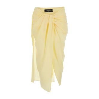 Jacquemus Femme, Jupes, Jaune, Taille: 40 FR The Par&eacute;o Skirt