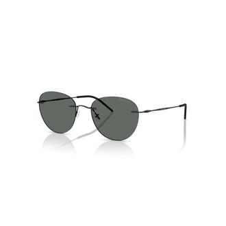 Giorgio Armani Lunettes de soleil rondes - unisex - Accessoires - Noir - Taille: 53 MM