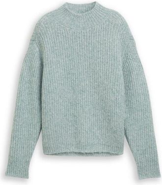 Tom Tailor Strickpullover Pullover & Strickjacken Relaxed Fit Strickpullover mit Stehkragen