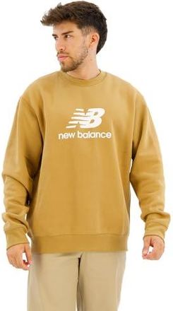 New Balance Sport Essentials Fleece Logo Crew - Great Plains, Great Plains, Medium-Large