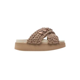 INUIKII Femme, Chaussures, Brun, Taille: 39 EU Woven Stones Platform