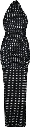 Patou Femme, Robes, Noir, Taille: 42 FR Longue Robe Drap&eacute;e