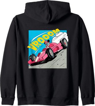 Disney Minnie Mouse Racing Team VROOOM Race Car Driver Kapuzenjacke
