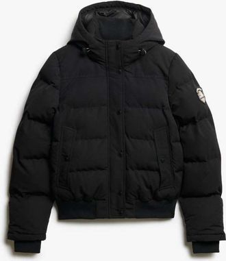 Superdry Everest Bomberjacke in Schwarz