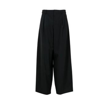 Max Mara Wide Hosen - - Trousers - Damen - Schwarzk - M