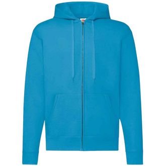 Fruit Of The Loom Fruit of the Loom - Classic Hoodie mit durchgehendem Rei&szlig;verschluss f&uuml;r Herren/Damen Unisex (Azure Blau)